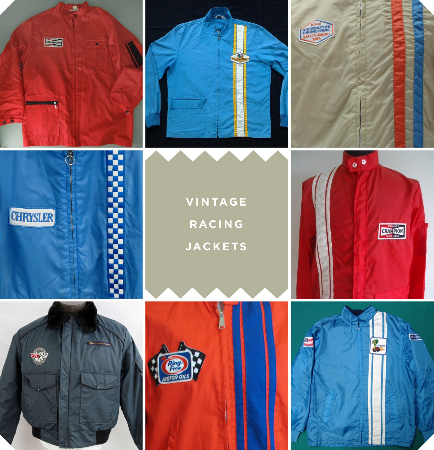 Vintage Motorsports Jackets Break the Cold - PetroliciousPetrolicious