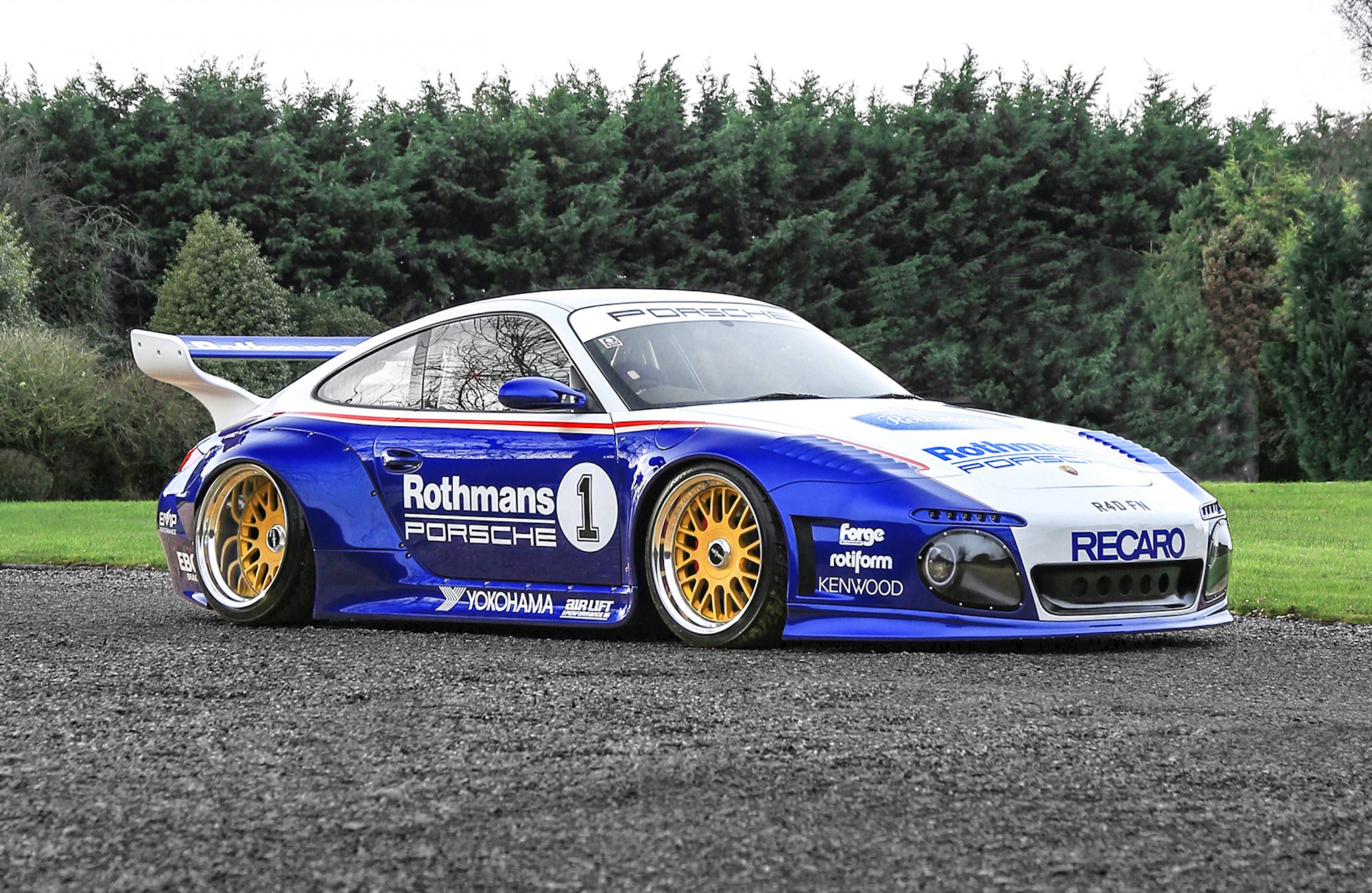 This Porsche 997 Is A Homage To The Rothmans 935 And 962 Le Mans Racers ...