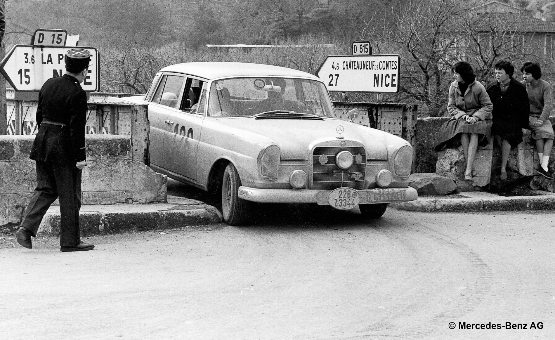 60 Years Ago Today, Mercedes-Benz Took Its Only Rallye Monte-Carlo Win ...